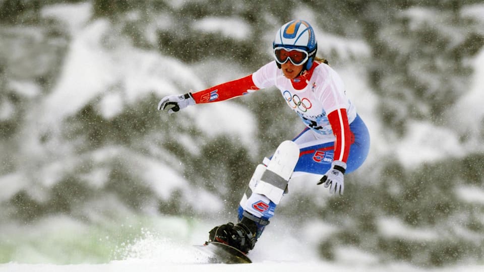 Twenty-two years ago, Karine Ruby became the first Olympic snowboard ...