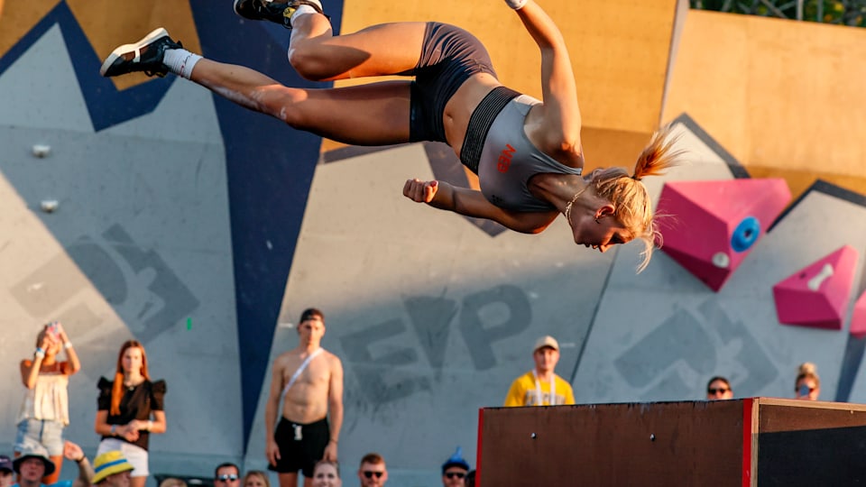 Noa Diorgina Man wins women's freestyle parkour at The World Games 2022