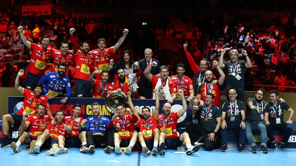 Spain champions handball europ