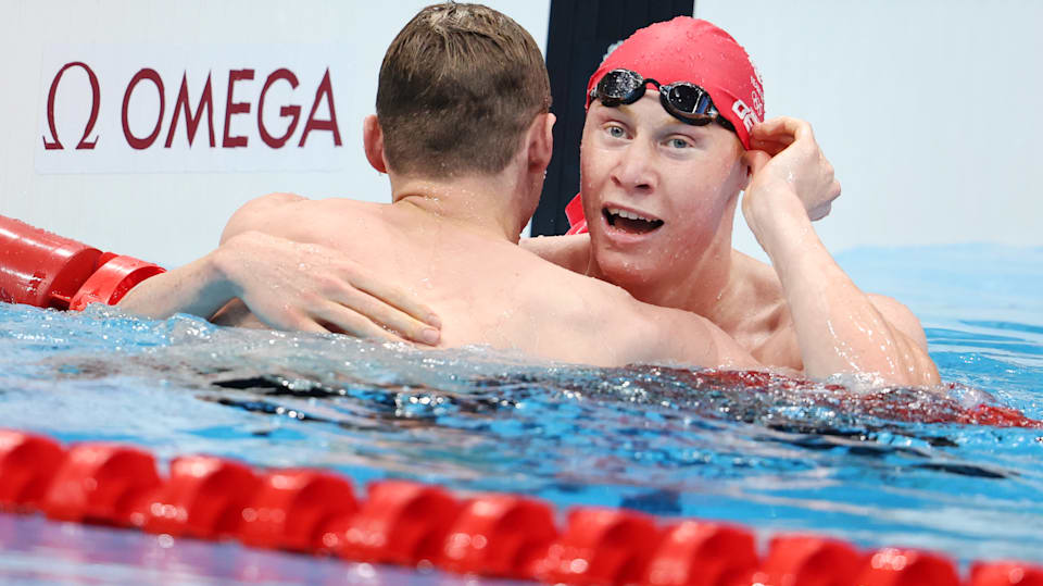 Great Britain's Tom Dean swims to gold in men's 200 freestyle