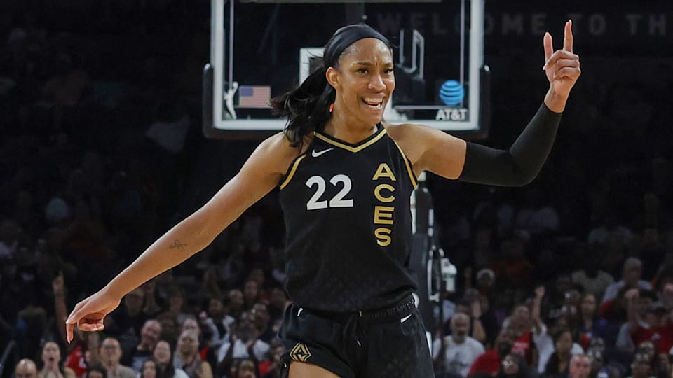 A'ja Wilson ties WNBA record with 53 points