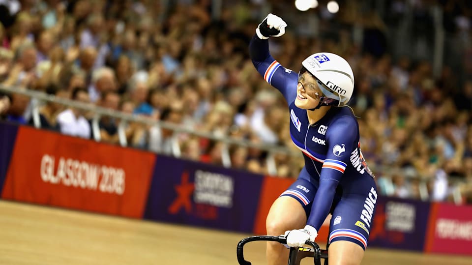 Mathilde Gros, France's rising track cycling star