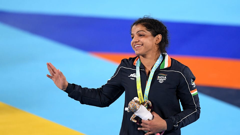 Sakshi Malik Wins Gold Medal In Wrestling At Commonwealth Games 2022