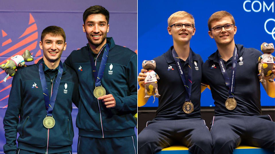 Six médailles pour les fratries Popov et Lebrun aux Jeux européens 2023 ...