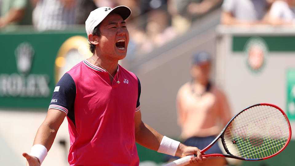 西岡良仁が男子シングルス16強入り 錦織圭以来日本勢2人目｜全仏opテニス2023
