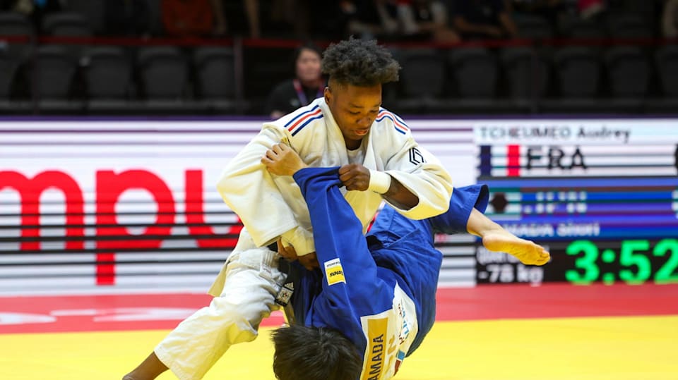 Championnats du monde de judo 2023 : Audrey Tcheuméo décroche l'argent, sa troisième médaille ...