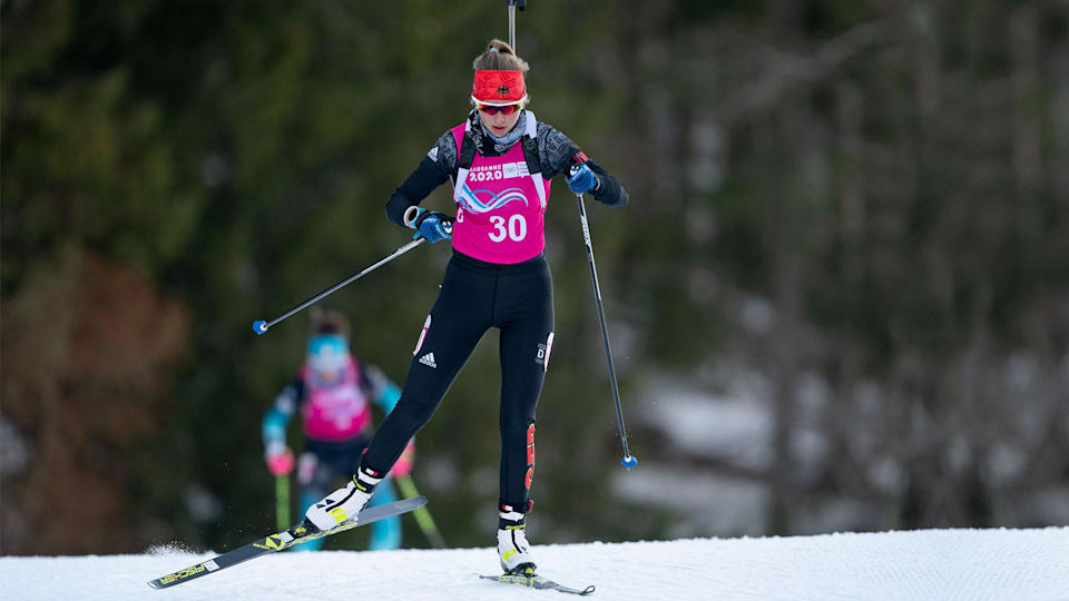 Johanna Puff wants to do well for Germany in the biathlon at Lausanne ...