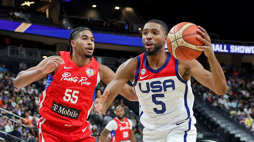 Basketball: USA dominates Puerto Rico in World Cup tune-up game