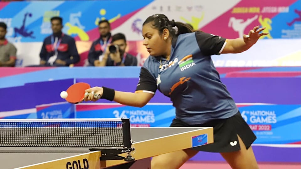 National Games 2022, table tennis: Harmeet Desai, Sutirtha Mukherjee ...