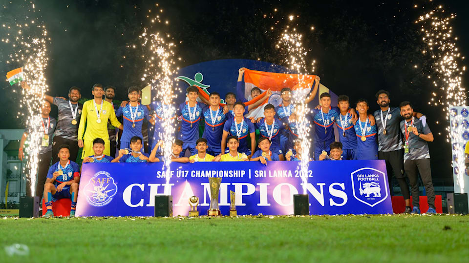 India beat Nepal to win record fourth SAFF U-17 Championship title