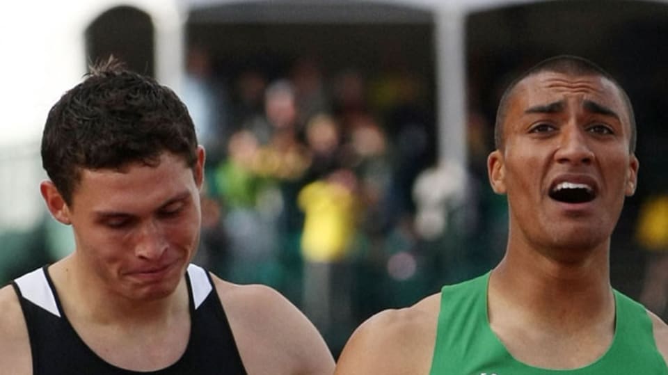 Decathletes Ashton Eaton and Curtis Beach receive Fair Play awards ...