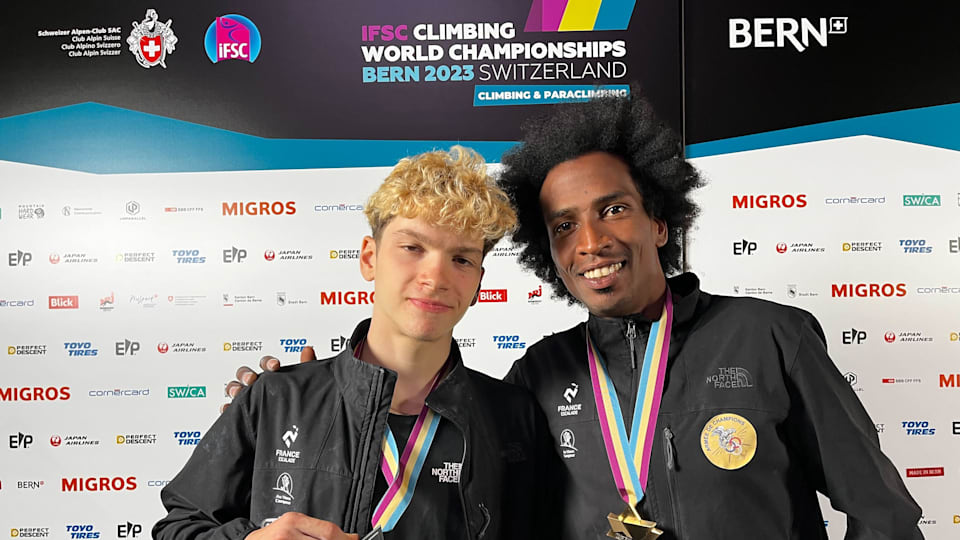 Championnats du monde d'escalade 2023 - Finale du bloc hommes : Mickaël ...