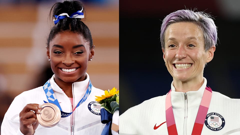 Simone Biles and Megan Rapinoe receive Presidential Medal of Freedom