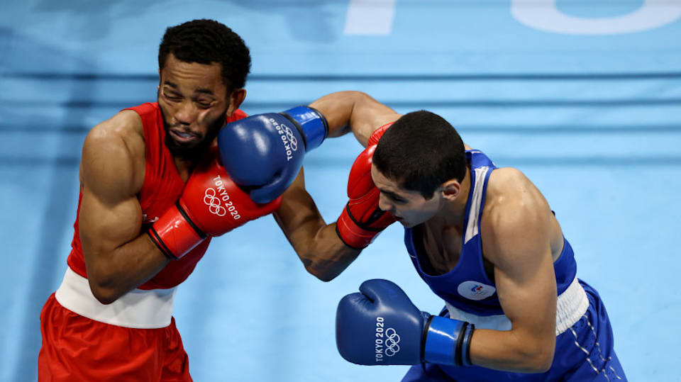 Albert Batyrgaziev of ROC wins men’s featherweight boxing Olympic gold