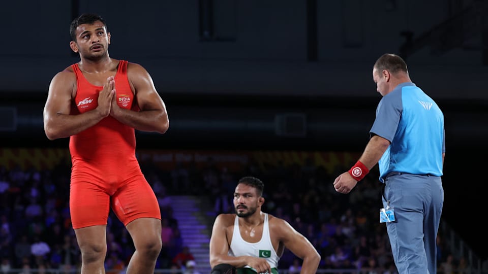 Deepak Punia wins gold medal in wrestling at Commonwealth Games 2022