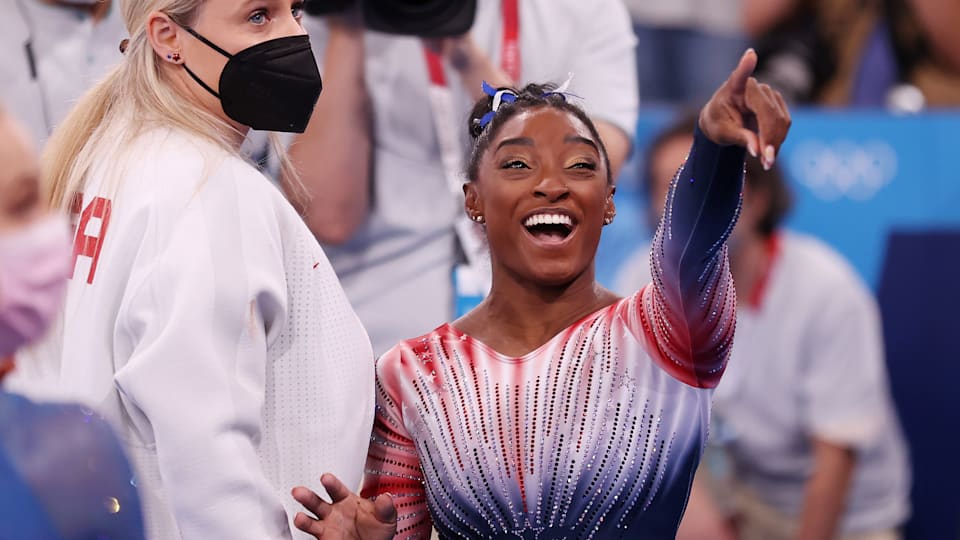 Simone Biles over twisties, back in gym ahead of tour