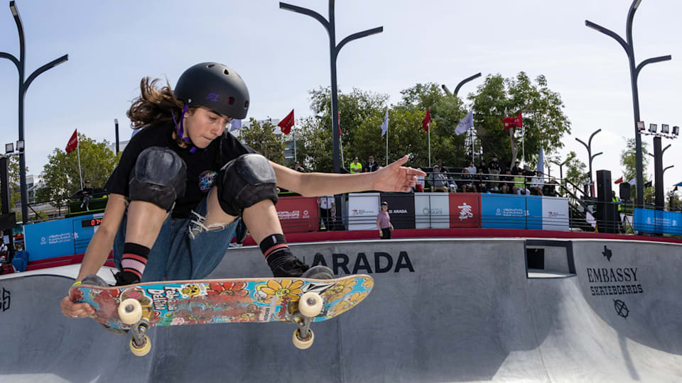 US park skateboarding star Minna Stess keeping it real as she bids for ...