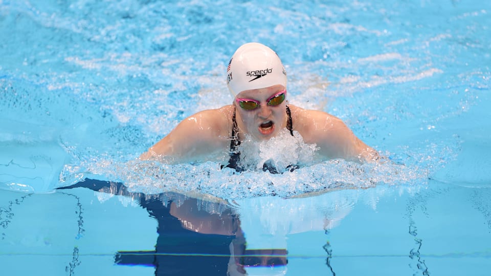 U.S. swimmer Lydia Jacoby, 17, wins women's 100m breaststroke gold