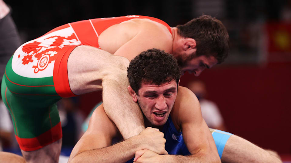 Lutte libre, -74 kg : Zaurbek Sidakov en or