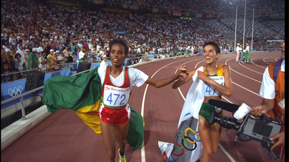 Derartu Tulu and Elana Meyer reunite 30 years after iconic Barcelona ...