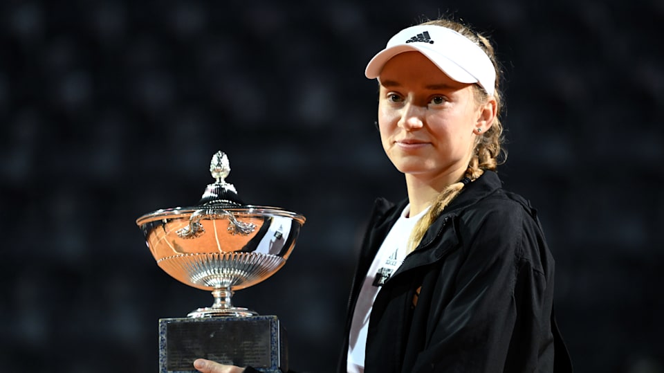 Tennis: Elena Rybakina wins Italian Open, beating Anhelina Kalinina in ...