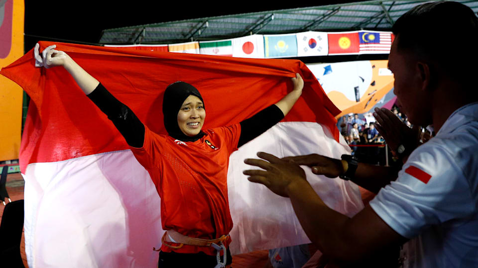 Sport climbing world record holder Aries Susanti opens up on her life ...