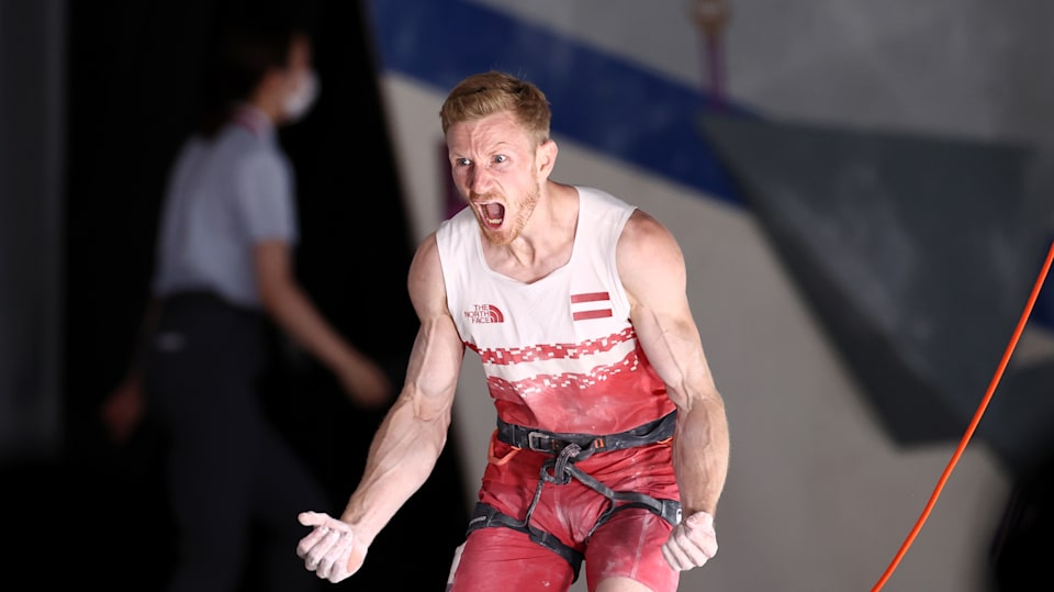 Jakob Schubert wins men's lead climbing title at 2021 world championships