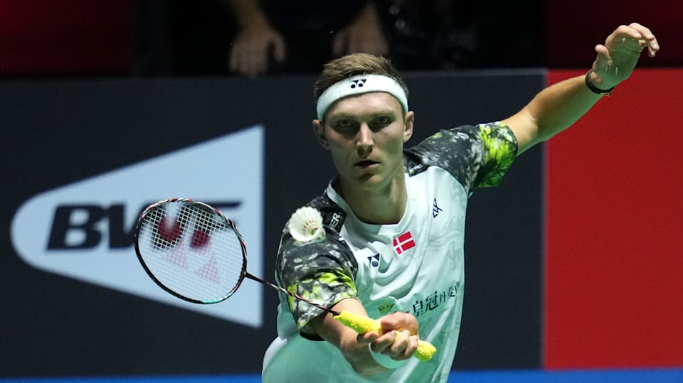 Danish badminton star Viktor Axelsen playing for his children and not ...