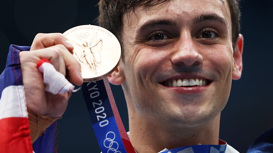 Tom Daley "over the moon" after gold and bronze at Tokyo Olympics