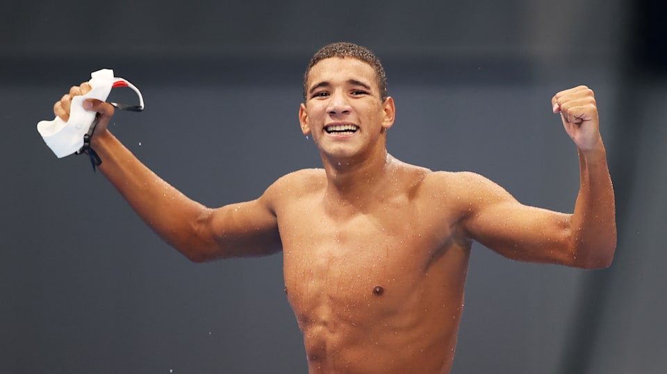 Cinq choses à savoir sur le champion olympique de natation Ahmed Hafnaoui