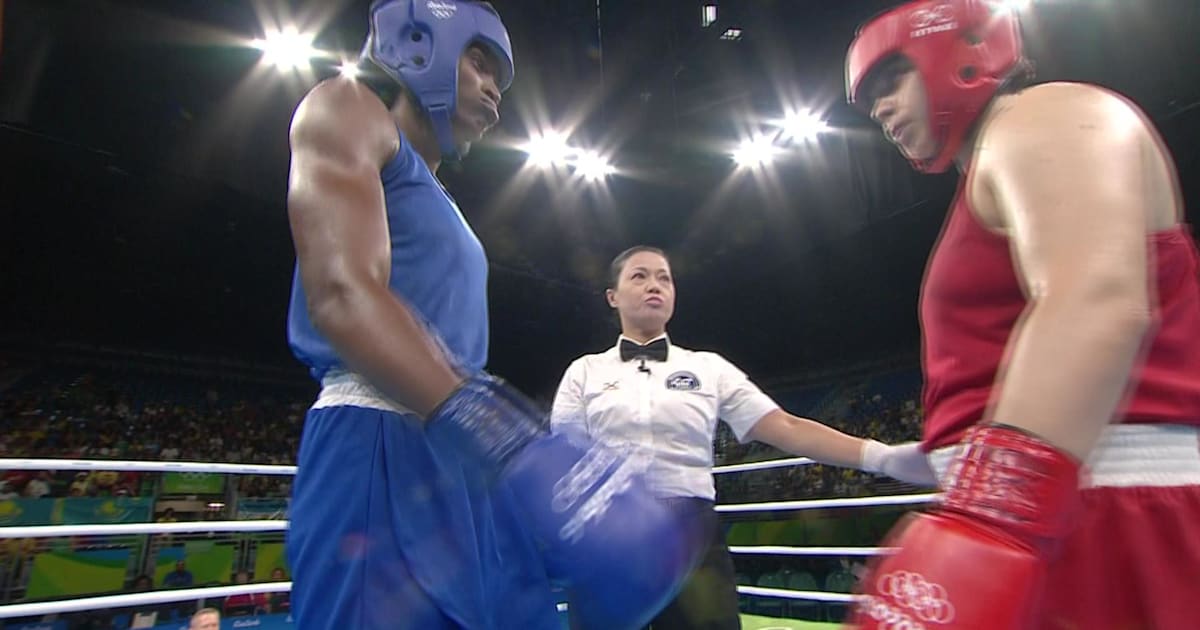 Panama's Atheyna Bylon preliminary boxing match