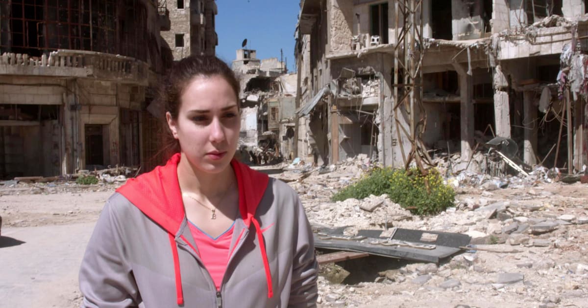 Syria's only female Olympic swimmer