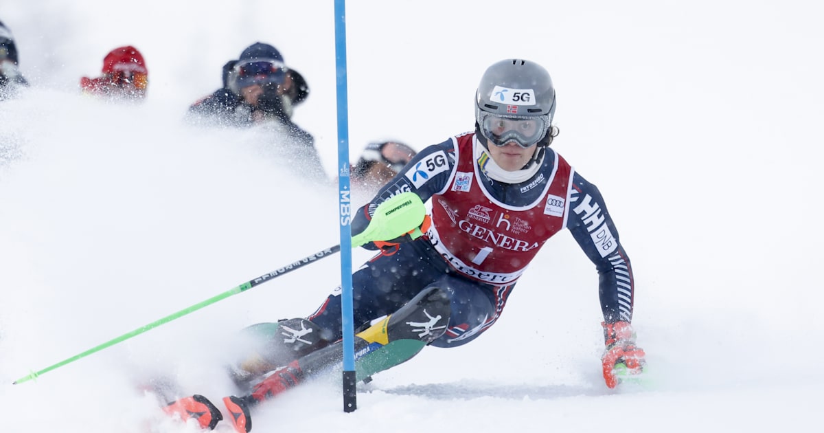 Alpine skiing: Lucas Braathen secures slalom win at Val d’Isere World ...