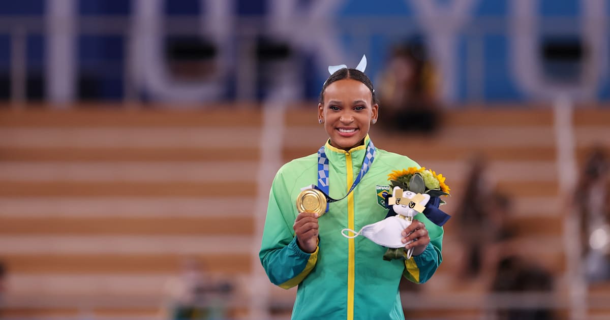 Rebeca Andrade, first Brazilian woman to win artistic gymnastics gold ...