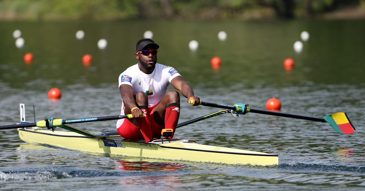 De espectador al primer remero Olímpico beninés: la historia de Privel ...