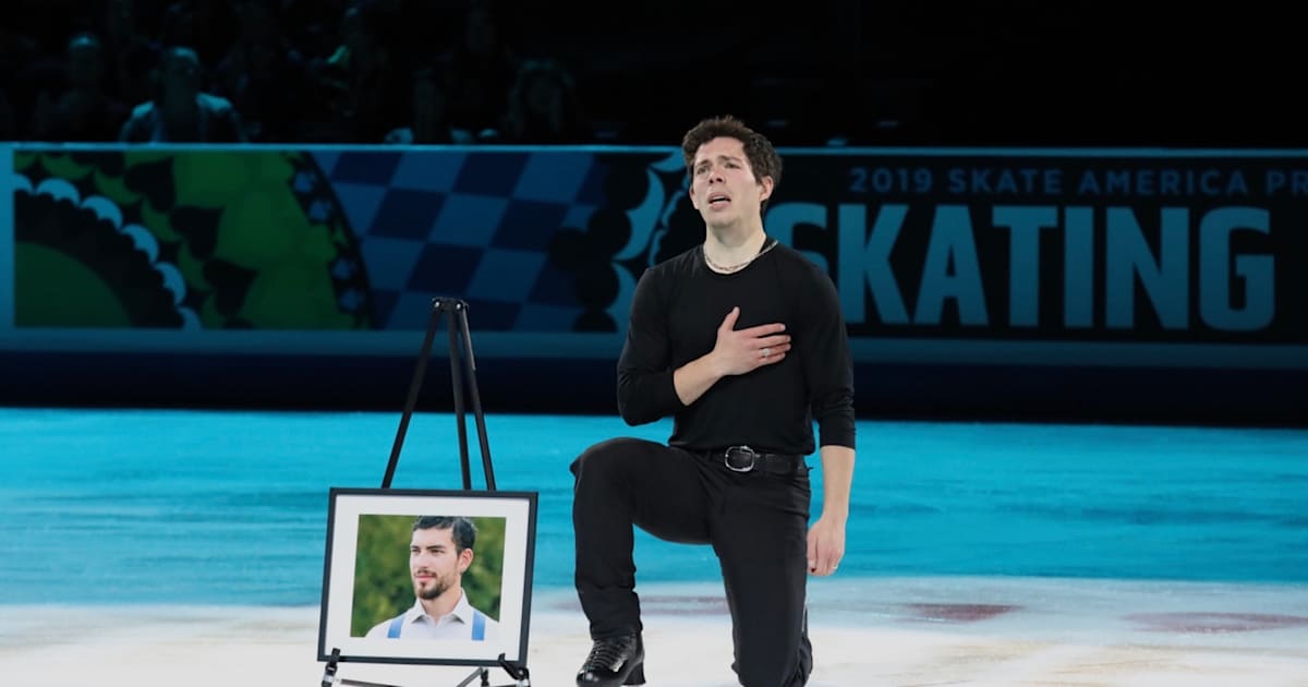 Keegan Messing performs Skate America gala tribute to late brother