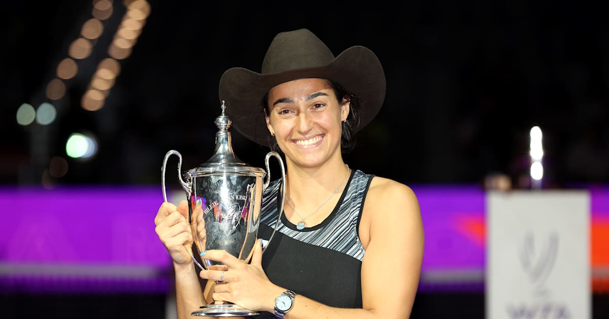 Tennis - Caroline Garcia wins WTA Finals