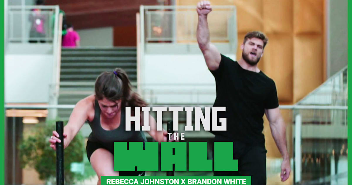 Rebecca Johnston stuns @Brandon_Myles with her Ice Hockey champion workout
