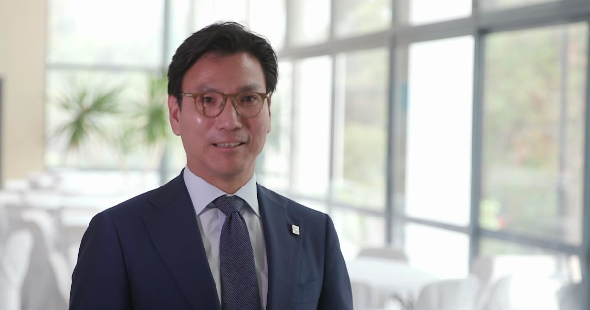 Kim Jae-youl at the Olympic Flame Lighting Ceremony PyeongChang 2018