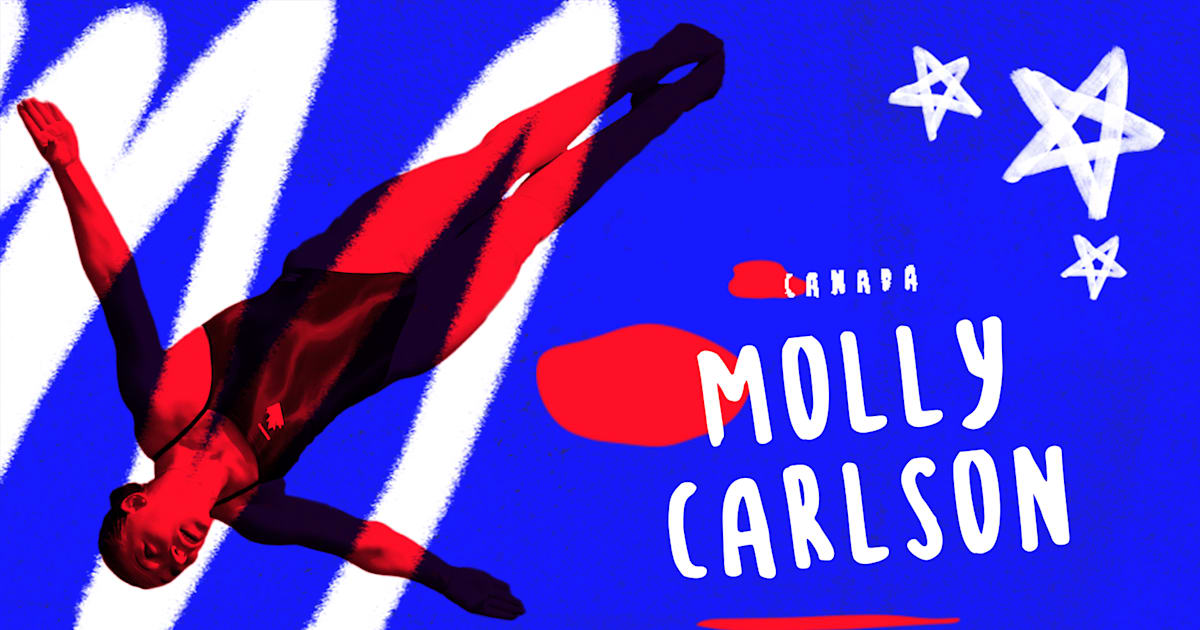 Molly Carlson, a corajosa mergulhadora do Canadá