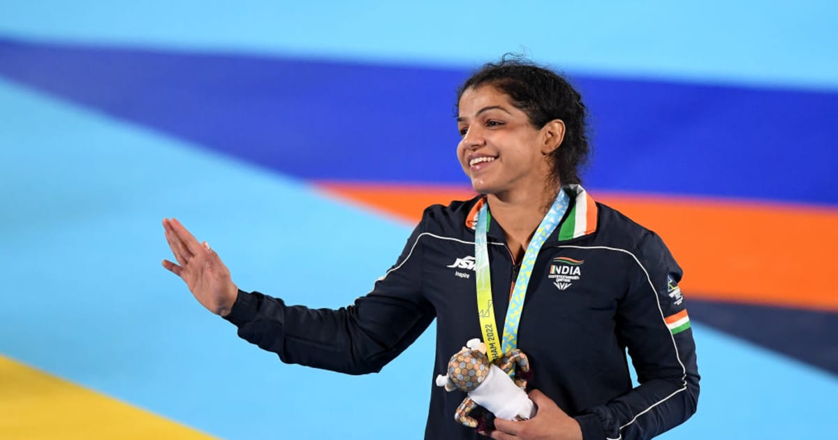 Sakshi Malik Wins Gold Medal In Wrestling At Commonwealth Games 2022
