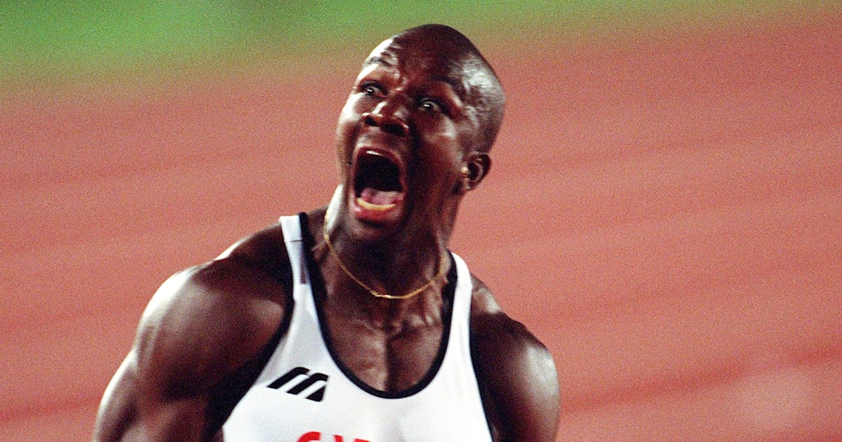 Atlanta 1996 - Bailey wins the 100m final and breaks the world record