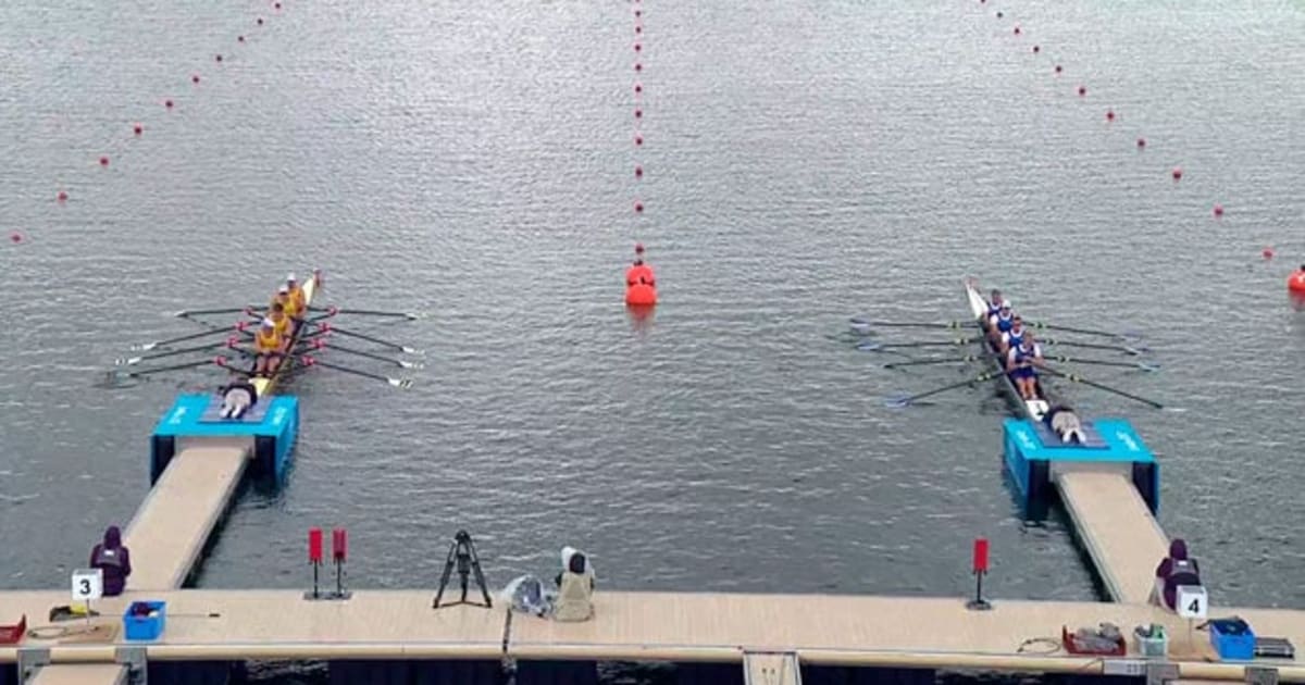Men's Rowing Quadruple Sculls final - full replay