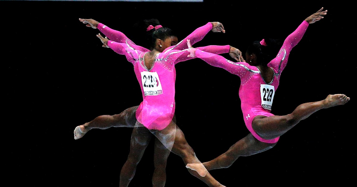 Simone Biles wins beam bronze in 2013
