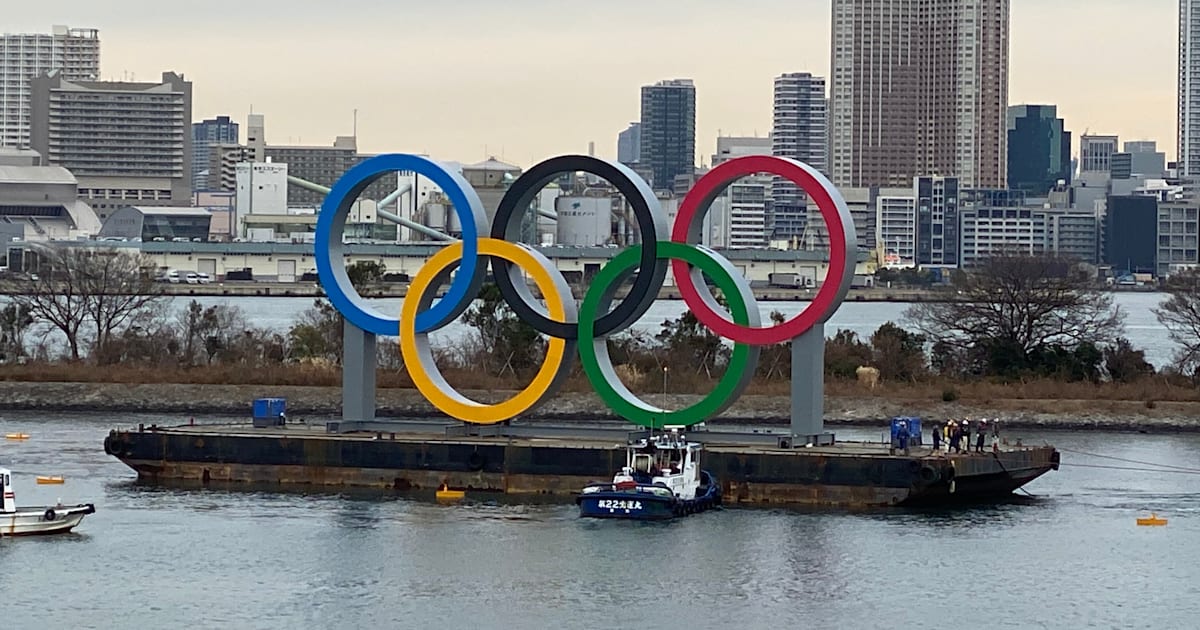 Olympic Symbol arrives in Tokyo for 2020 Games