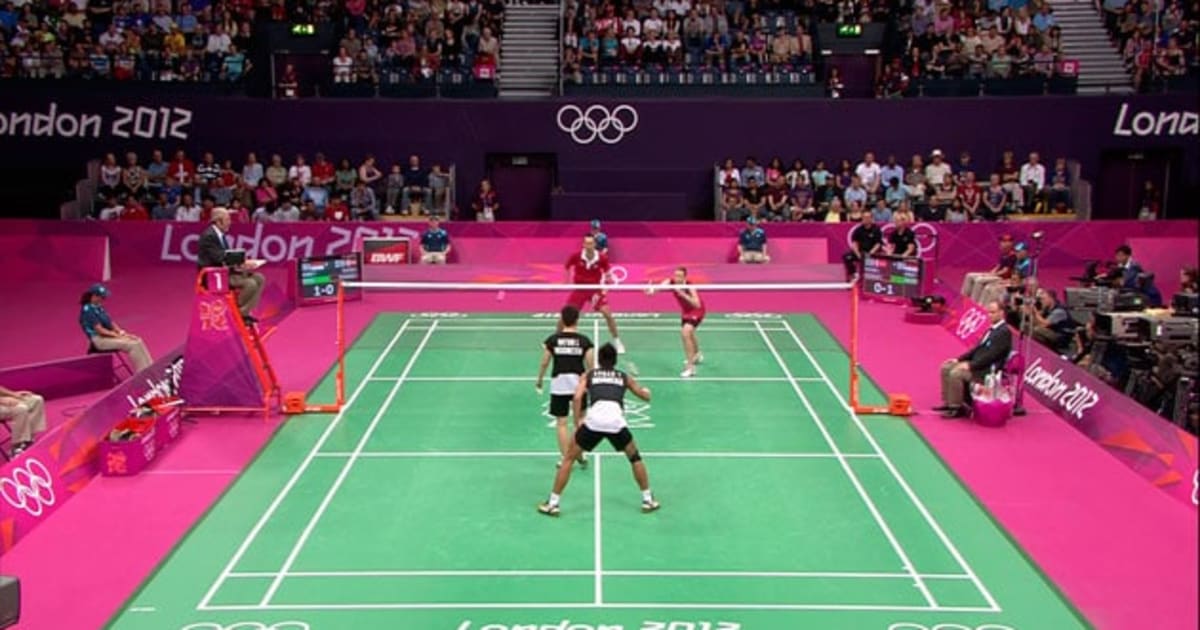 Badminton mixed doubles bronze medal match - full replay