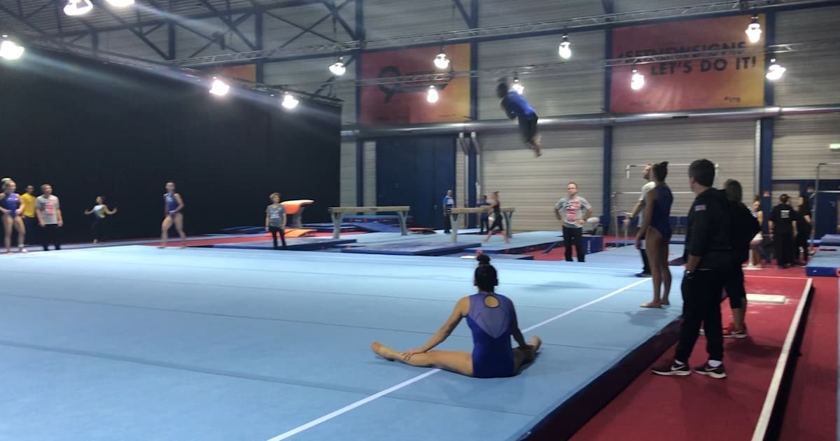 WATCH: Simone Biles lands triple-double in practice