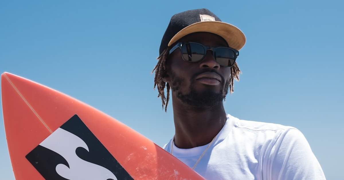 Senegal's surfing champion Cherif Fall chasing Paris 2024