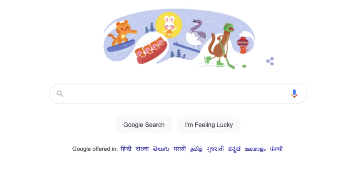 Winter Olympics: Google Doodle marks start of Beijing 2022