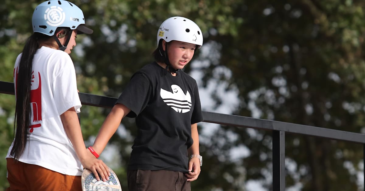 Olympic skateboarding champion Momiji Nishiya back to Rome for Paris ...
